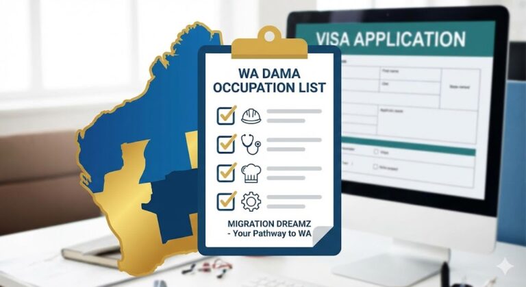 WA DAMA Occupation List 2026 - Metro Perth Vs Regional WA