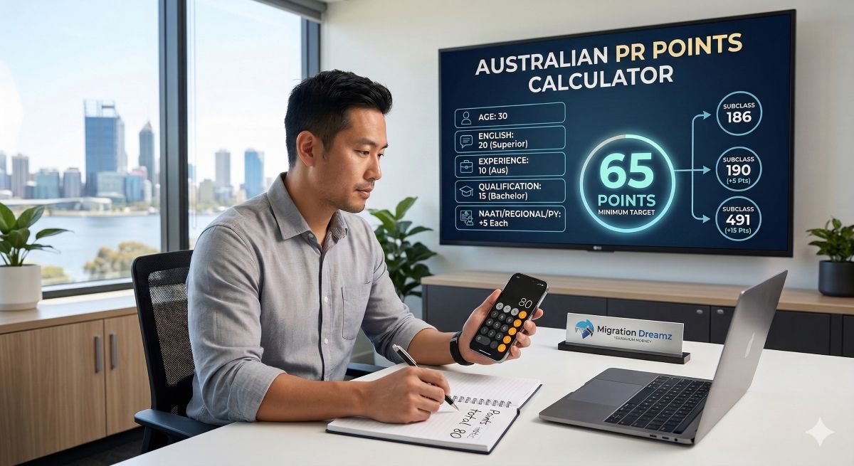Australian PR Points Calculator 2026 - The Ultimate Guide for 189, 190 ...